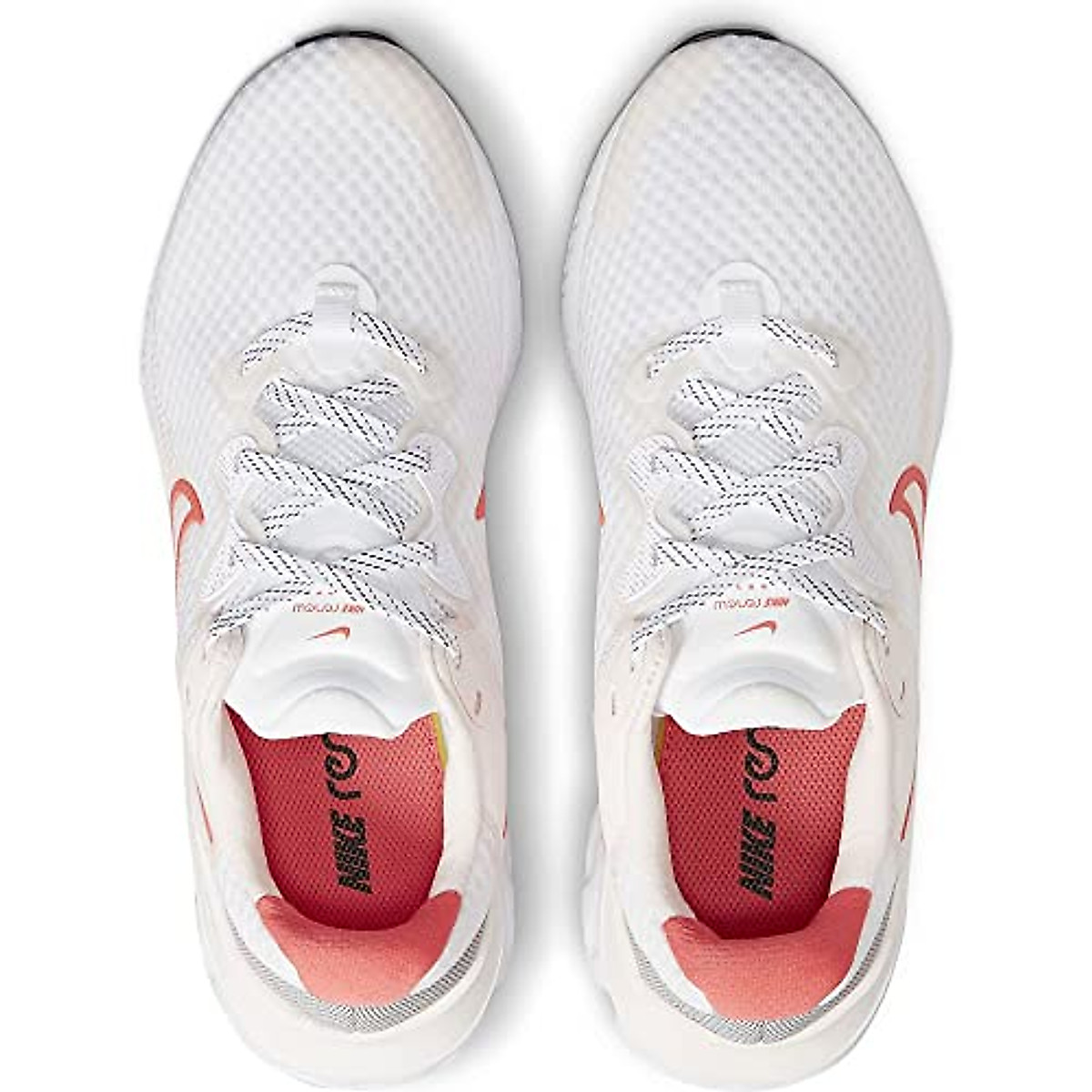 Nike Women's Running, White Pink, 7.5 US