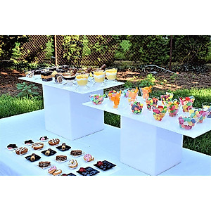 Healthcom 48 Packs 5 Oz Clear Dessert Bowls Plastic Appetizer Plates Dessert Dishes Bowls Tasting Cups Mini Dessert Bowls Serving Plate Reusable Disposable Bowls Small Catering Dessert Bowls for Party