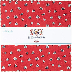 Riley Blake Fabric Seeds of Glory 10 Inch Stacker, 42 Pcs