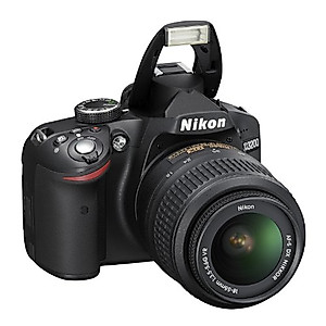 Nikon Digital Single-lens Reflex Camera D3200 Kit Lens Af-s Dx Nikkor 18-55mm F/3.5-5.6g Vr Included Black D3200lkbk - International Version (No Warranty)