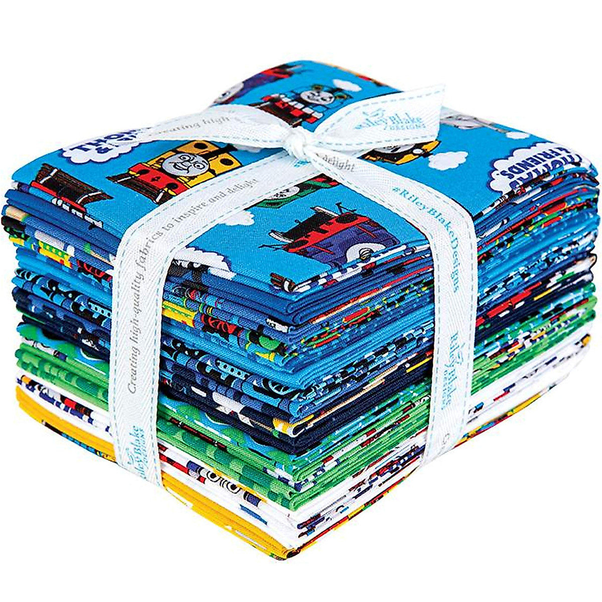 All Aboard with Thomas & Friends 18 Fat Quarter Bundle by Riley Blake Designs