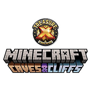 Treasure X Minecraft Caves & Cliffs Ender Dragon. Mine & Craft Character . Mine, Discover & Craft with 20 Levels of Adventure, Will You find The Real Gold Dipped Treasure?