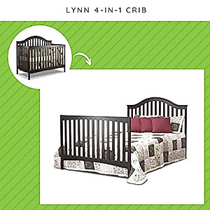 CC KITS Full-Size Conversion Kit Bed Rails for Sorelle Cribs (Espresso, Model #221)