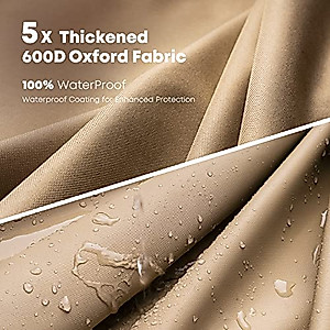 PatioGem Patio Furniture Covers Waterproof Heavy Duty for Winter, 86”Lx44”Wx27.8”H Patio Furniture Set Covers, Outdoor Furniture Covers For Patio Furniture, Outdoor Table Covers Waterproof Rectangle