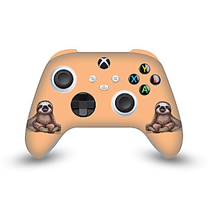Head Case Designs Officially Licensed Animal Club International Sloth Faces Vinyl Sticker Gaming Skin Decal Cover Compatible With Xbox Series X/S Controller