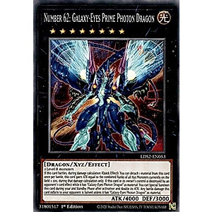 Number 62: Galaxy-Eyes Prime Photon Dragon - LDS2-EN053 - Common - 1st Edition