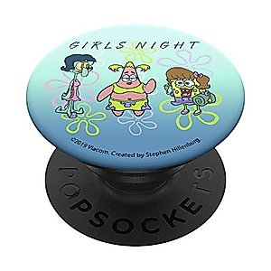 SpongeBob SquarePants Girls Night PopSockets PopGrip: Swappable Grip for Phones & Tablets