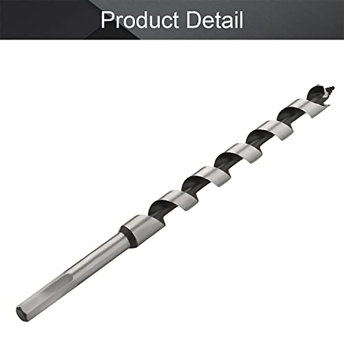 Utoolmart Auger Drill Bit Wood Hex Shank 14x230mm Cutting Dia High Speed Steel for Electric Bench Drill Woodworking Carpentry