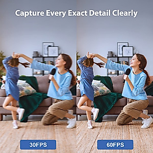 Vitade Zoomable Webcam with Remote Control, 1080P 60FPS Streaming Webcam with Ring Light and Microphone, Pro USB Webcam with 5X Digital Zoom Built in Privacy Cover for Zoom/Skype Teams/PC/Laptop/Mac