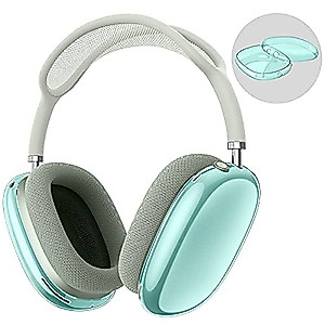 Fintie Case Cover for AirPods Max Headphones, Soft TPU Clear Anti-Scratch Protective Cover for AirPod Max, Transparent Accessories Skin Protector for Airpods Max Headphones (Crystal Clear)