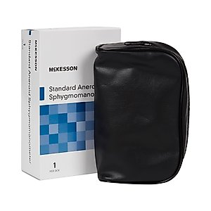 McKesson Aneroid Sphygmomanometer, Blood Pressure with Cuff, Navy, Child Small, 1 Count