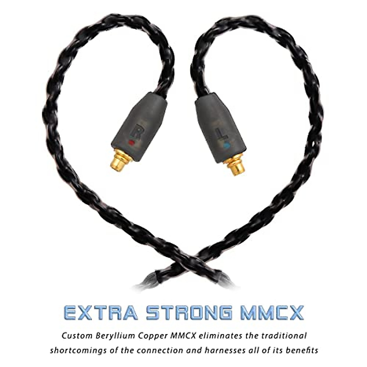 Campfire Audio Smoky Lite Litz IEM Cable | MMCX Cable Silver Plated Replacement Headphone Cable