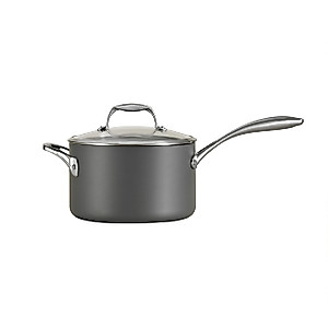 Tramontina Covered Sauce Pan Hard Anodized 4 Qt