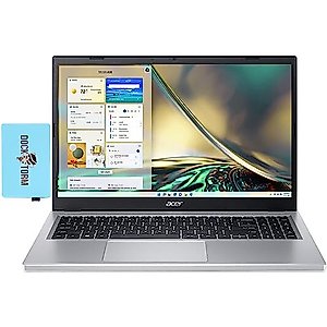 acer Aspire 3 A315 Slim Business Laptop 15.6" Full HD IPS Display (AMD Ryzen 5 7520U 4-Core, 8GB LPDDR5 5500MHz RAM, 512GB PCIe SSD, AMD Radeon, WiFi 6, BT 5.2, Webcam, Win 11 Pro) w/Dockztorm Dock