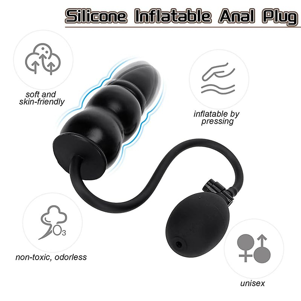 Unisex Silicone Suction Cup Realistic Classic Plug Double Headed Can Manually Increase The Pressure - XjmFj26-24