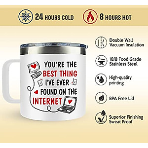 Valentines Day Gifts for Her, Valentines Day Gifts for Girlfriend, Wife - Anniversary, Birthday Gifts for Her - Girlfriend Gifts Ideas, Gifts for Wife from Husband, Wife Gifts from Husband Mug 14 Oz