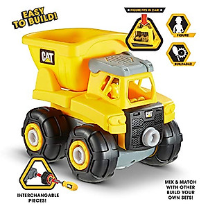Cat Construction Build Your Own Junior Crew Dump Truck Building Toy