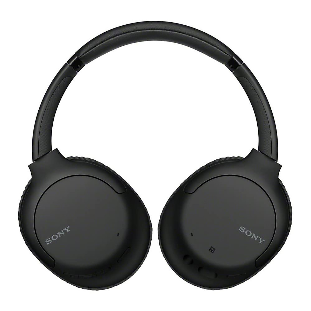 Sony WHCH720NWireless Bluetooth Noise Canceling Over-The-Ear Headphones (Black) Bundle with Headphone Hanger Mount with Built-in Cable Organizer (2 Items)