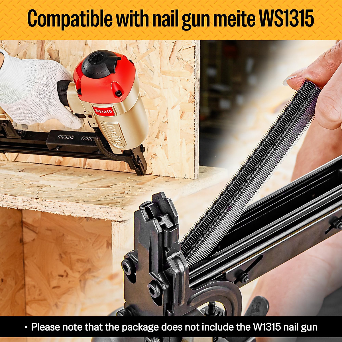 meite MC1238 1/2-Inch Crown Wide by 3/8-Inch Length Micro Corrugated W Fastener Staples 14,000 Pieces/Case