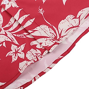 Lzzidou Men's Hawaiian Shirt Short Sleeve Button Down Beach Shirts Blue Grey