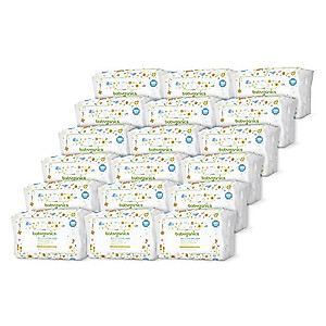 Babyganics Face, Hand & Baby Wipes, Fragrance Free, 1800 ct, Packaging May Vary