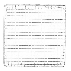 G.E.T. 4-83599 Stainless Steel Metal Rectangular Wire Serving Tray Stainless Steel Wire Baskets Collection