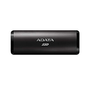 ADATA SE760 1TB SuperSpeed USB 3.2 Gen 2 USB-C Up to 1000 MB/s External Portable SSD Black (ASE760-1TU32G2-CBK)