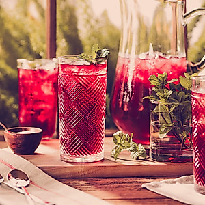 Luzianne Hibiscus Tea Bags, Family Size, Unsweetened, 132 Tea Bags, 22 Count (Pack of 6), Specially Blended for Iced Tea, Clear & Refreshing Home Brewed Summer Picnic Beverage