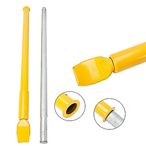 BLACKHORSE-RACING Heavy Duty Tire Bead Breaker Slide Hammer Impact for Car Truck Trailer Portable Tire Changing Sliding Hammer Yellow