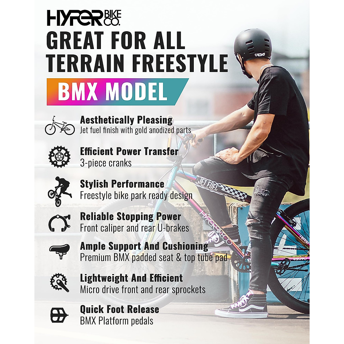 Hyper 29" Jet Fuel BMX Bike