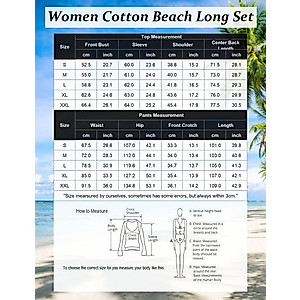 Zeagoo Women Linen Suit Two Piece Outfits Summer Beach Linen Shirt and Pants Set