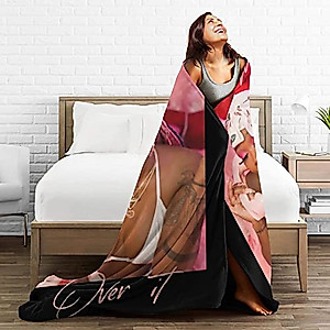 Summer Walker Over It Throw Blanket Super Soft Lightweight Flannel Fleece Blankets for Home Bed Sofa
