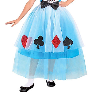 Miss Alice in Wonderland Costume Set - Small (4-6) - Includes Dress & Headband, Perfect Outfit for Themed Celebrations