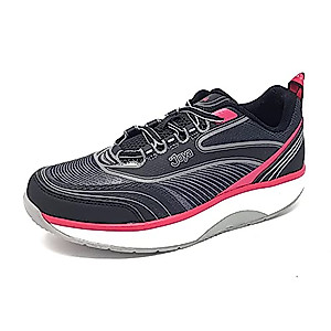 JOYA ID Zoom II Women's Black/Pink Textile Walking 8 US