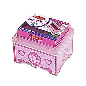 Melissa & Doug Created by Me! Jewelry Box Wooden Craft Kit