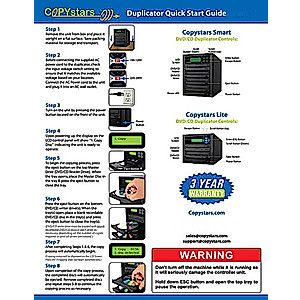 Copystars DVD Duplicator Sata CD-DVD Burner 24X 1 to 1 DVD Copier Duplicator Tower