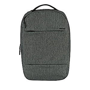 Incase City Collection Compact Backpack, Heather Black/Gunmetal Gray, One Size