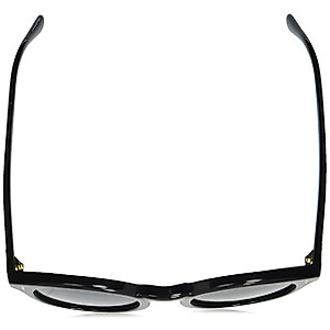 Polo Ralph Lauren PH4149 Round Sunglasses, Shiny Black/Grey, 49 mm