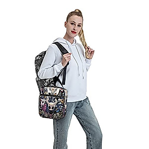 HashKinwin Reusable Insulated Lunch Bags Detachable Handle Lunchbox Bag Meal Tote Bag For Women Men
