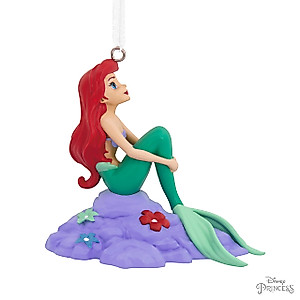 Hallmark Disney The Little Mermaid Ariel on Rock Resin Christmas Ornament