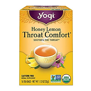 Yogi Tea, Honey Lemon Throat Comfort, 16 Count