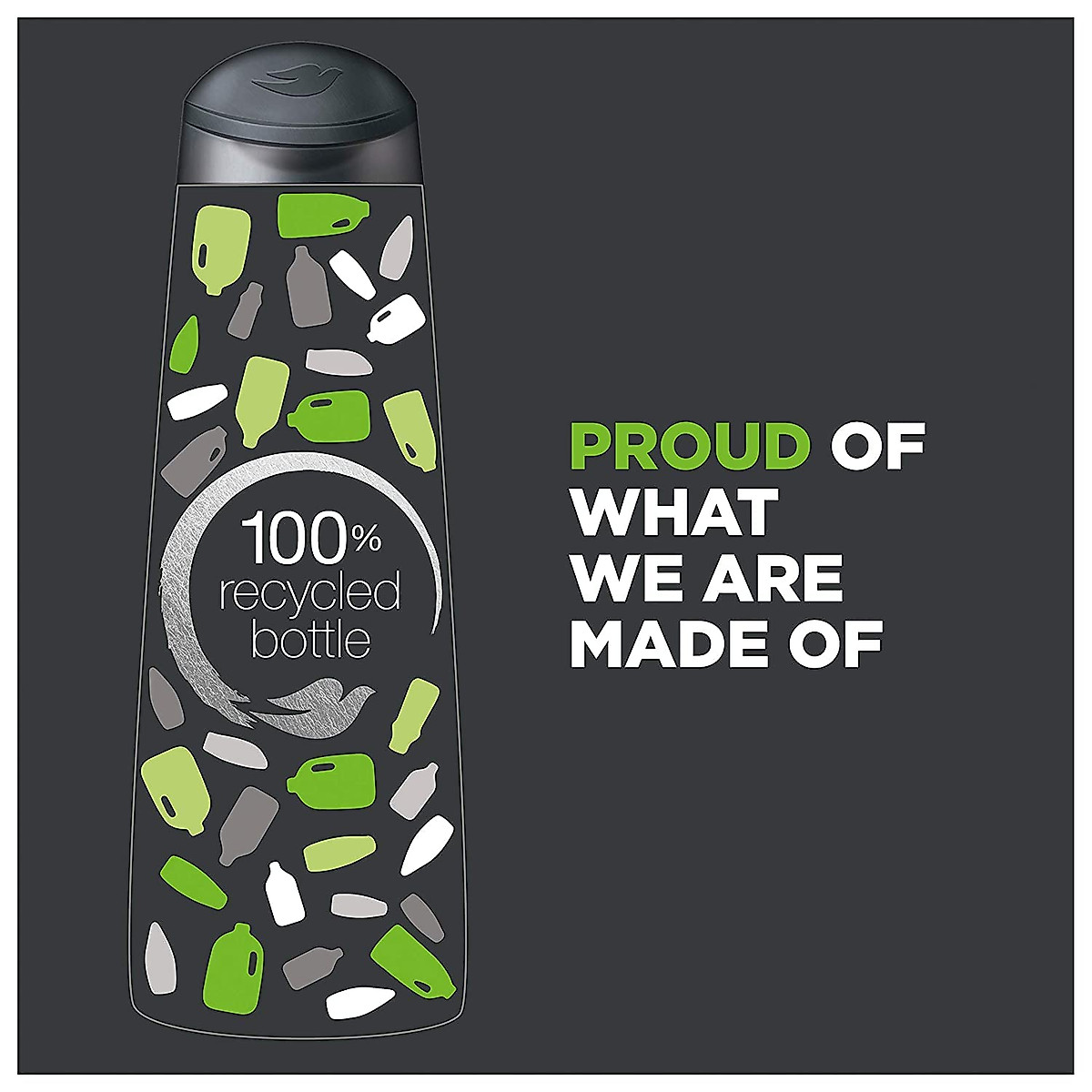 Dove Men+Care Fortifying 2 in 1 Shampoo and Conditioner, Fresh and Clean for Normal to Oily Hair with Caffeine and Menthol to Help Strengthen & Nourish Hair, 12 fl oz, Pack of 2