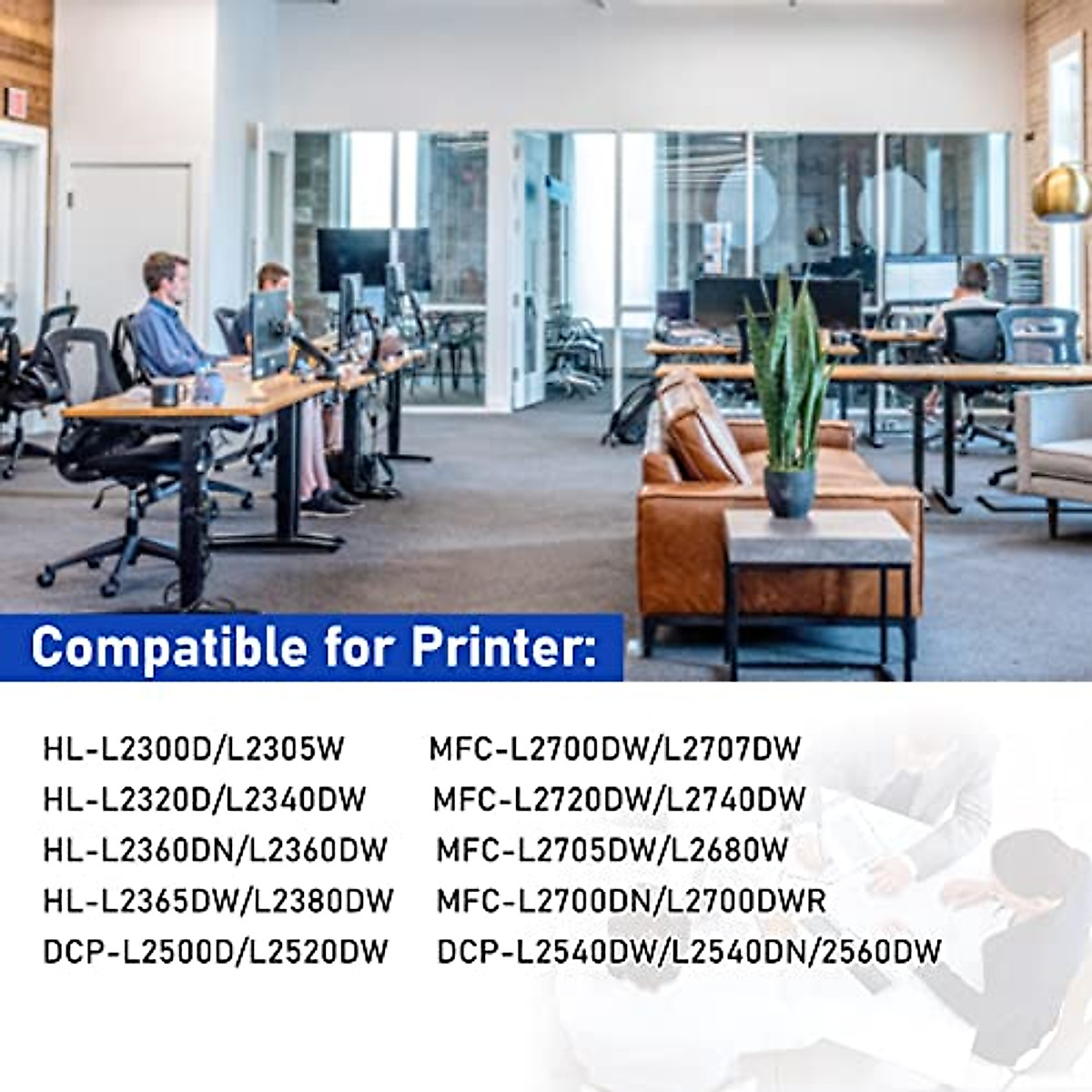 iamstech TN 660 TN-660 TN660 4-Pack High Yield Black Compatible Toner Cartridge Replacement for HL-L2380DW HL-L2300D HL-L2320D HL-L2340DW MFC-L2700DW MFC-L2740DW DCP-L2540DW Printer