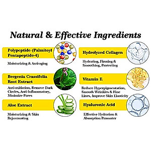 JUYOU 30Pairs 24K-Gold Collagen Eye Mask, Eye Pads, Eye Patch For Anti-wrinkles, Puffy Eyes, Dark Circles, Fine Lines Treatment, Gel Eye Pads, Under Eye Patches (Gold)