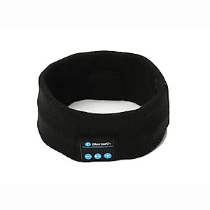 Fullgaden Bluetooth Sports Headband Headphones with Ultra-Thin HD Stereo Speakers Perfect for Sleeping,Workout,Jogging,Yoga,Insomnia, Air Travel, Meditation, Black