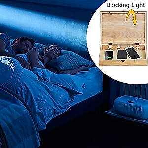 EXISTING Wood Phone Lock Box, Family Phone Lock Up, Wooden Cell Phone Charging Case, Cell Phone Time Out, Cell Phone Charging Station, Wooden Crate, Wood Storage Box