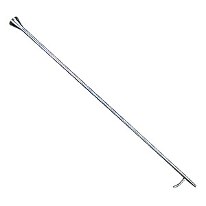 Stainless Steel 41" Extra Long Blow Poker for Large Fire Pit by One Piece Big Fire Stick, Safety Blow Tools