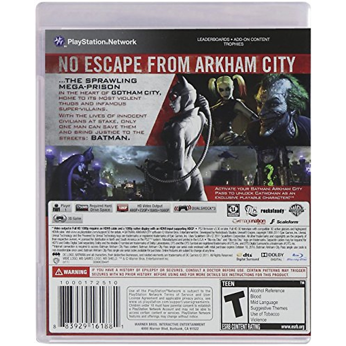 Batman: Arkham City for Playstation 3