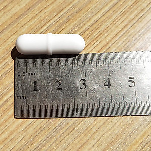 Laboratory Magnetic Stir Bars PTFE Magnetic Stirrer Mixer Stir Bars Stiring Rod, Diameter 9mm (0.35 inch), Length 30mm (1.18 inch),5Pcs