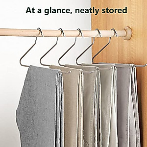 YASEZ Practical Coat Hanger Metal Clothes Peg Organizer Multifunctional Space-Saving Ended Coat Hanger (Color : D, Size : 36.5cm x 16cm)